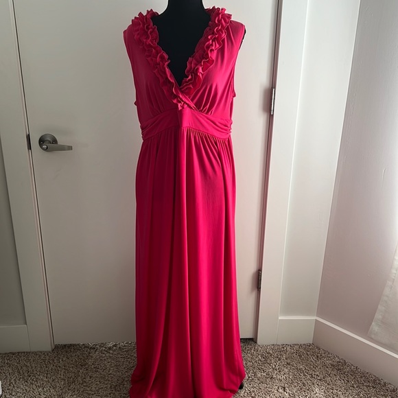 Merona | Dresses | Ruffle Maxi Dress | Poshmark